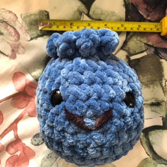 Hand Crafted | Toys | Blueberry Fruit Plush Toy Blue Crochet Food ...